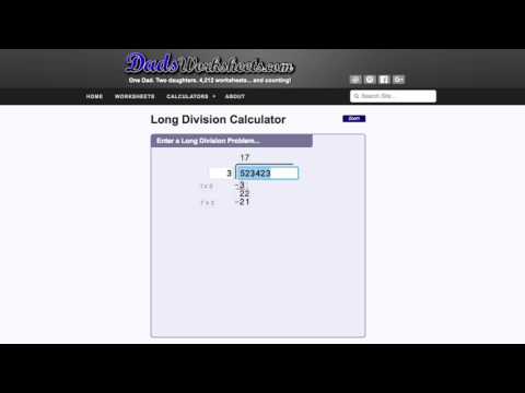 Long Division Calculator