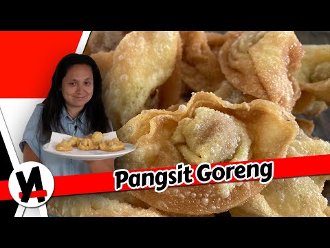 VEGAN Pangsit Goreng, a crunchy Indonesian wonton variant | VeganAsian Recipes