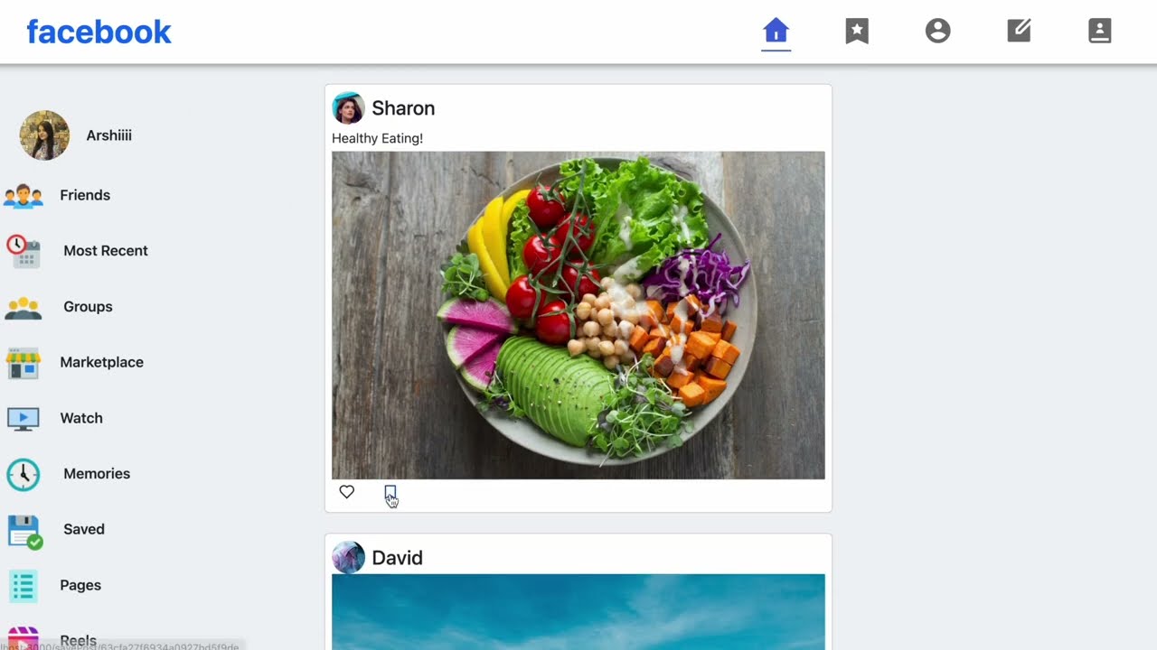 Facebook clone Using Node JS