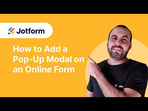 How to Add a Modal Window to Your Form