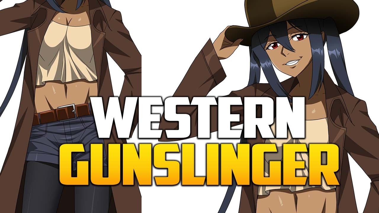 Gunslinger Character Design Process | From Sketch to Finish