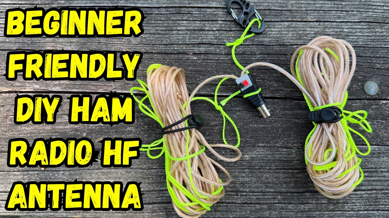 Cheap Beginner Friendly DIY HF Ham Radio Antenna No Analyzer Needed