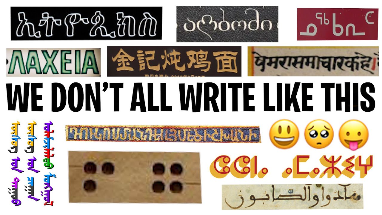 The World's Writing Systems: All you need to know