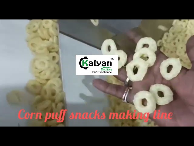 Corn Puff Making Machine - 100 Kg / Hour Puff Corn Making Machine ...