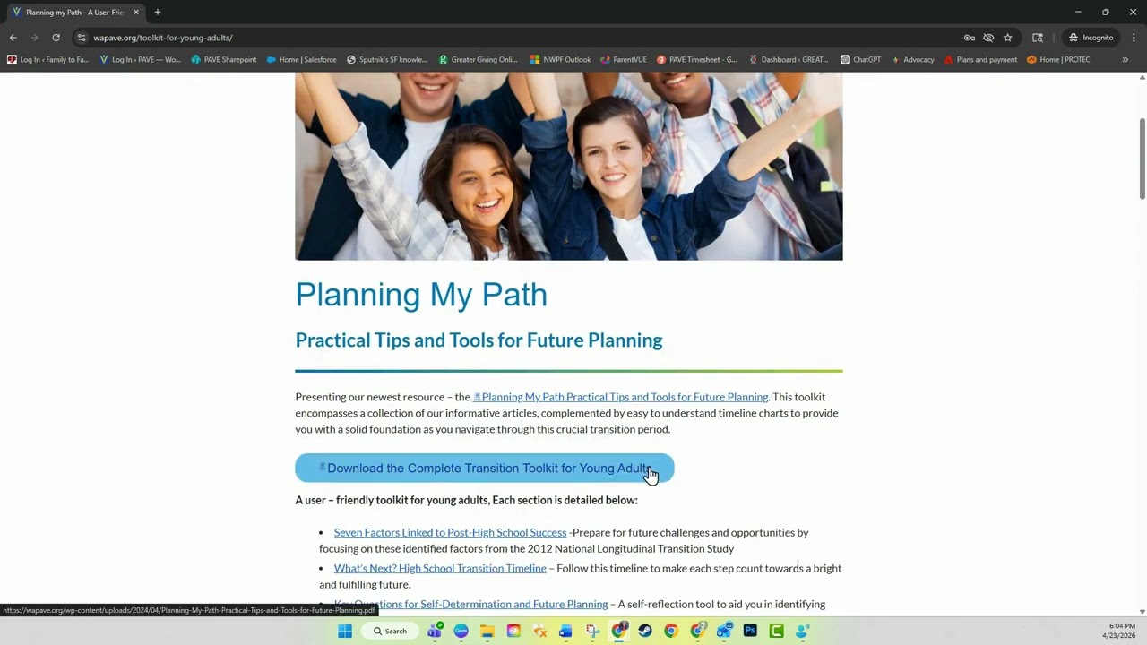 Toolkit Instructions How to Access and Use the Toolkits