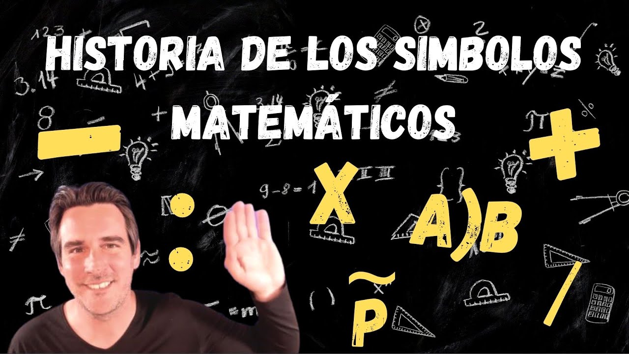 Breve historia de los símbolos matemáticos: suma, resta, multiplicación y división.