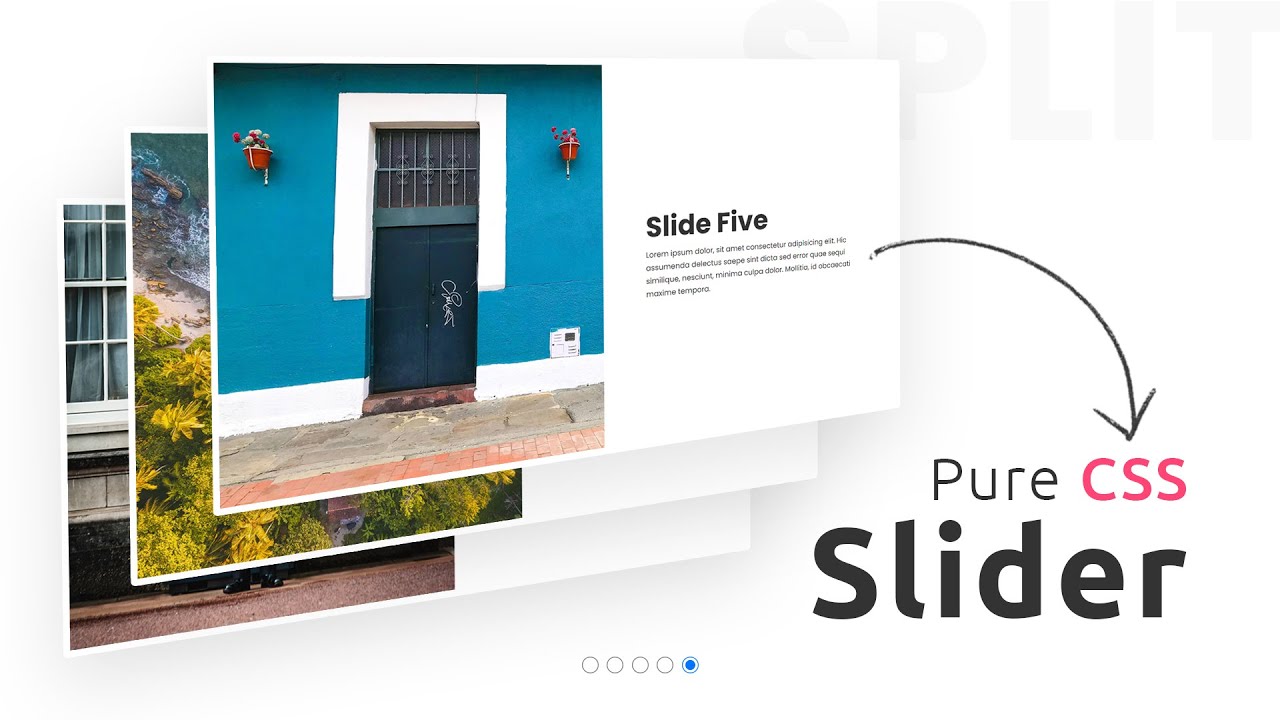 Pure CSS Split Slider | CSS Only