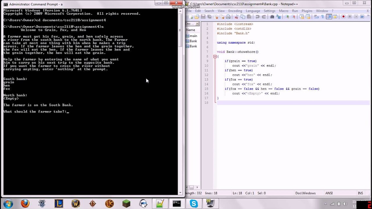 Programming Assignment 4 video 1