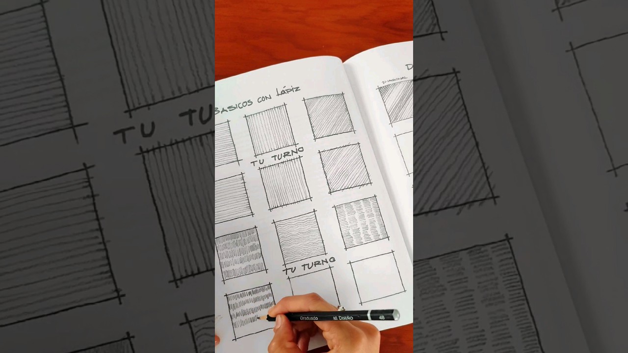 Ejercicios básicos para empezar a dibujar con lápiz para tus croquis de arquitectura a mano alzada.