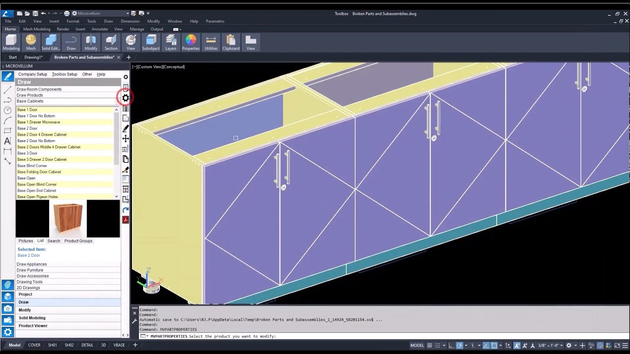 Rebuilding Subassembly & Products From Your Library