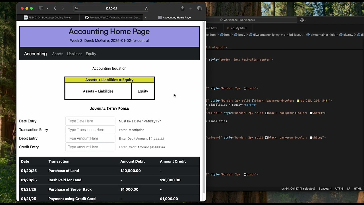 Week 03 - Frontend Coding Assignment - Video