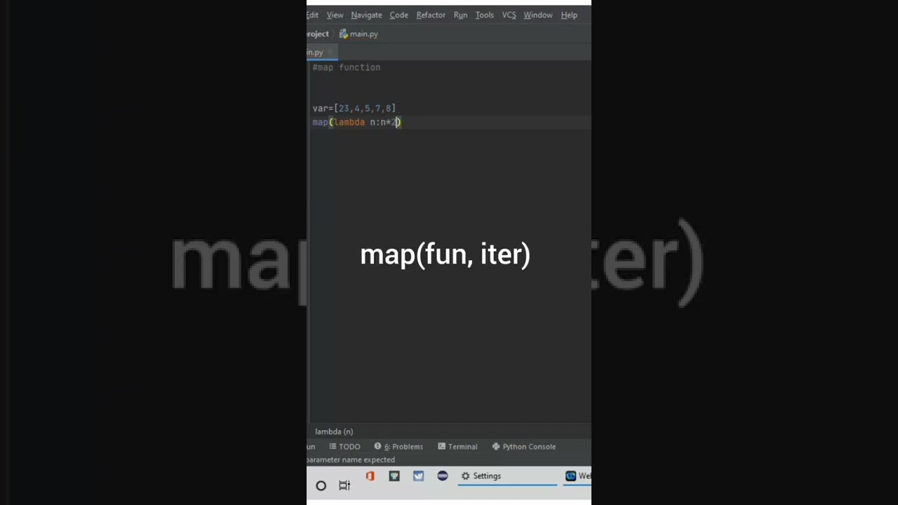Map function in python | #shorts