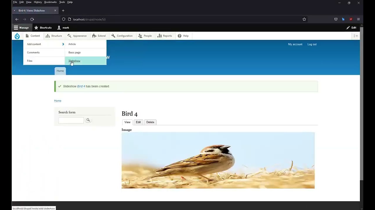 Drupal 9 / 10 How To Create Slideshows With Views Slideshow module