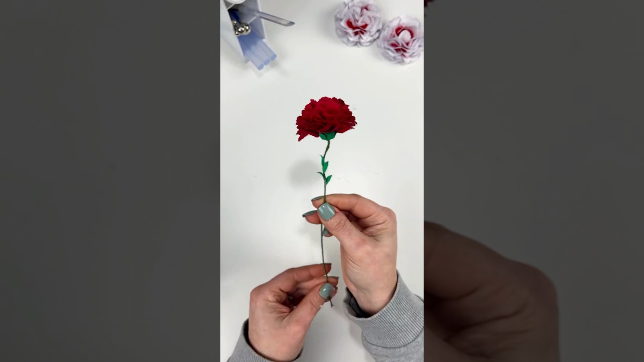 Free Paper Flower Template #cricut #paperflowers #paperflowertutorial