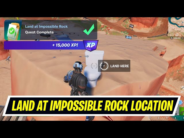 Where to find the Impossible Rock in Fortnite Chapter 3 Season 1