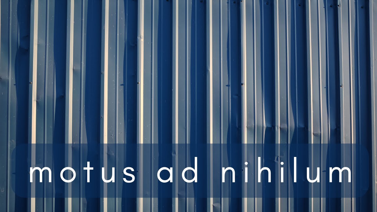 motus ad nihilum