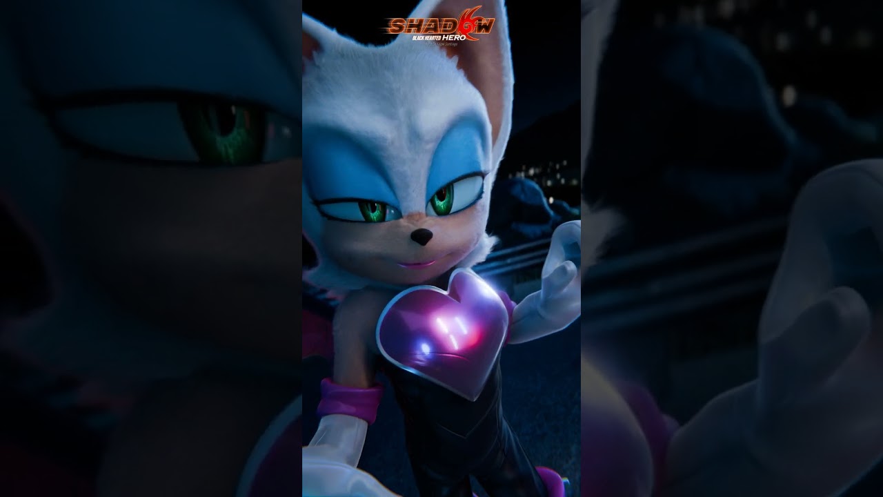 ROUGE THE BAT reveal teaser shorts - #SHADOWBlackHeartedHERO #ProjectShadow #Shadow