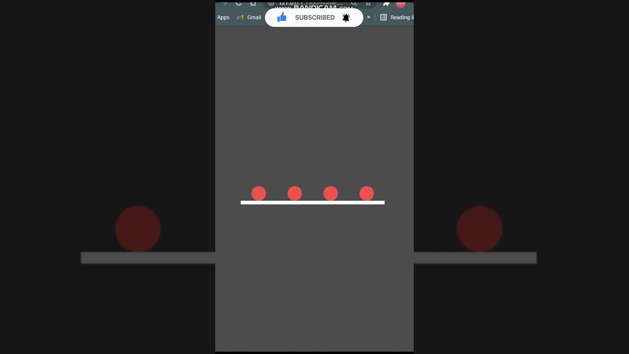 Bounce Ball Animation Using CSS #shorts