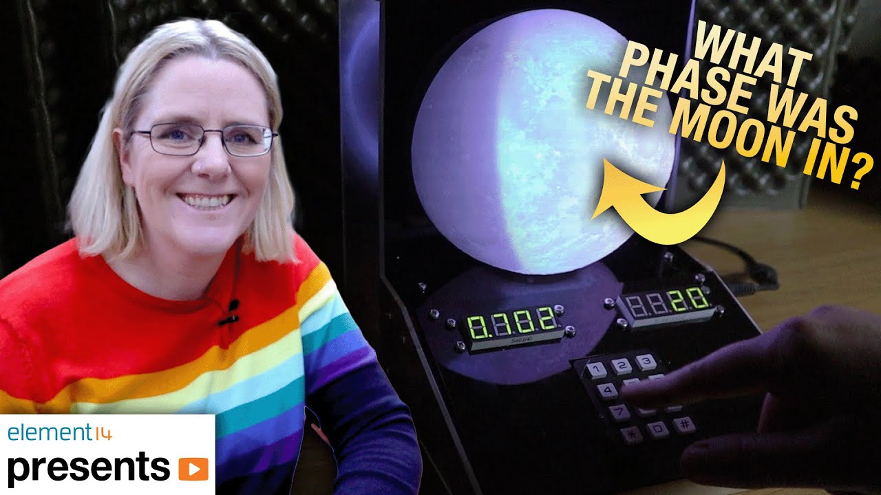 Moon Phase Display with Raspberry Pi Pico -- Episode-641 - element14 ...