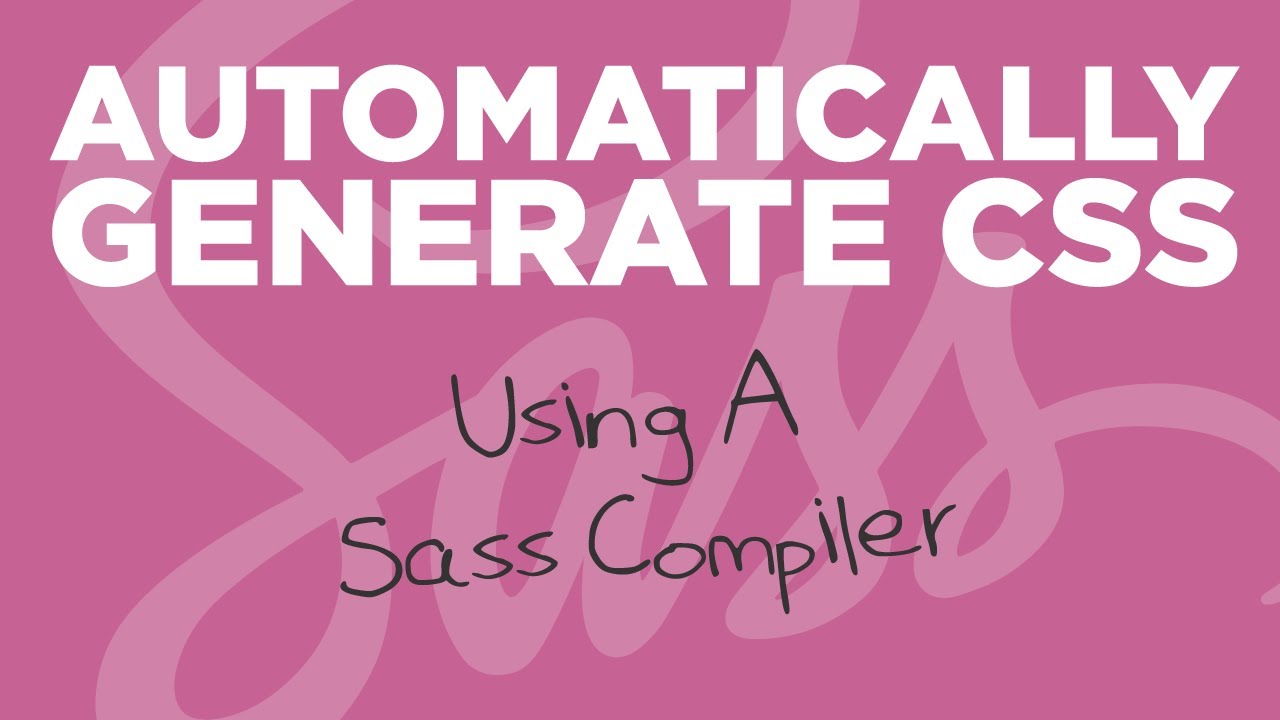 How To Automatically Generate CSS Using Live Sass Compiler - An Easy Set Up!