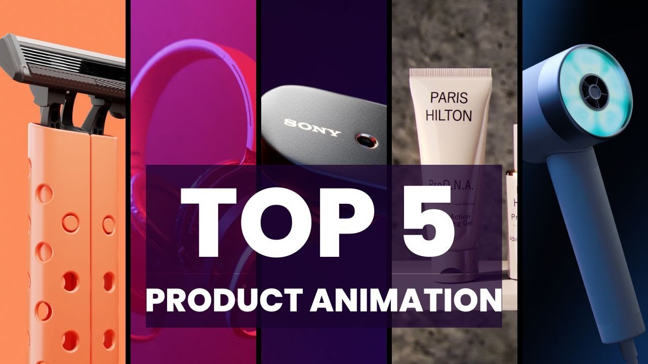 Top 5 3D Product Animation Examples - (3D Product Visualization Examples)