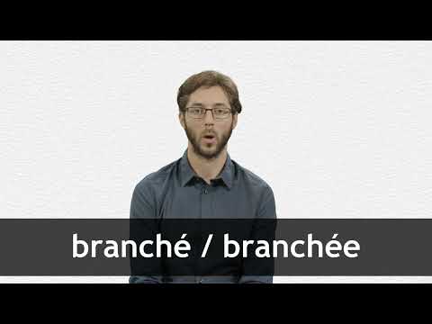 English Translation of “BRANCHÉ” | Collins French-English Dictionary