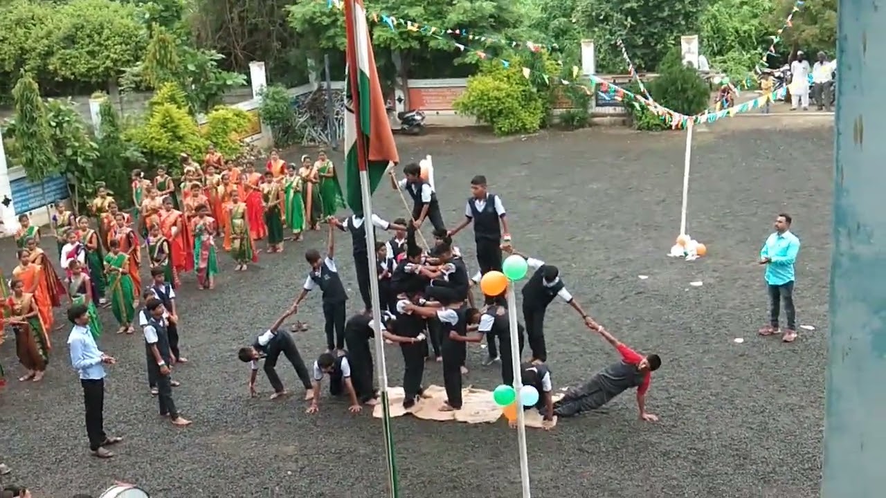 Human Pyramid by Bhadane Sir