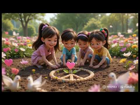 toddlersong,ryme for piece Animated Moral Rhyme for Kids | Toddler Song About Kindness & Unity # tod