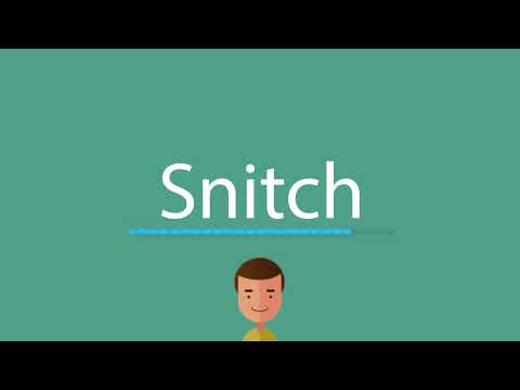 Snitch pronunciation