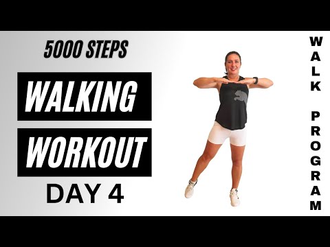 Walking Home Workout 5000 Steps | 30 Min | Beginner Friendly | Walk Program Day 4