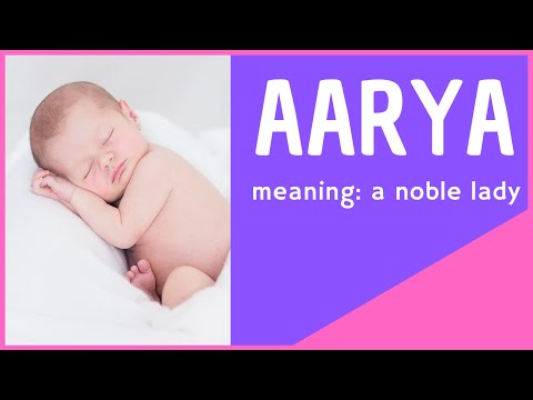✨ Aarya - Aarya Name Meaning – Aarya Name Status - Indian baby girl names - Hindu baby names