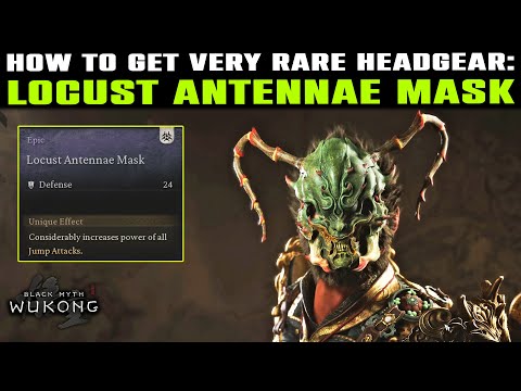 VERY RARE Headgear: Locust Antennae Mask Location Guide | Black Myth Wukong