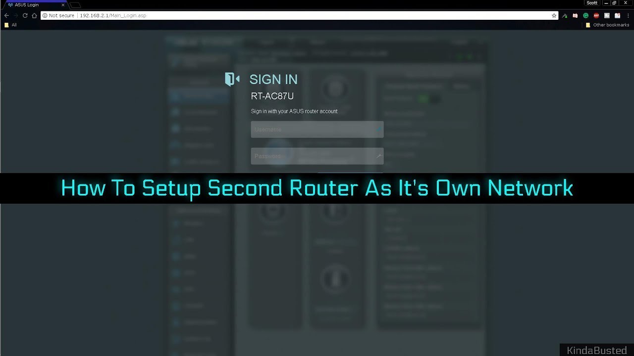 Setup Second Router as its own Network