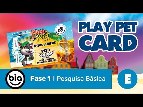 BIA I Fase 1 I Pesquisa Básica I E I Play Pet Card