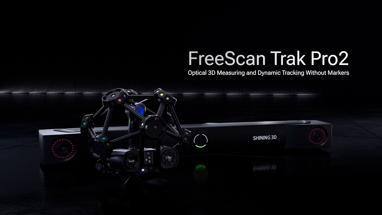FreeScan Trak Pro2: Optical 3D Measuring and Dynamic Tracking without Markers