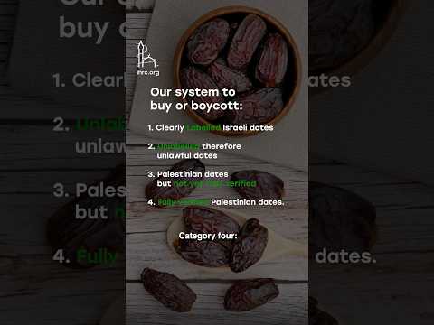 Boycott Israeli Dates 2025