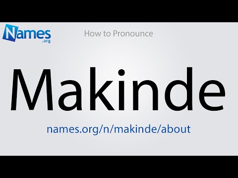 How to Pronounce Makinde