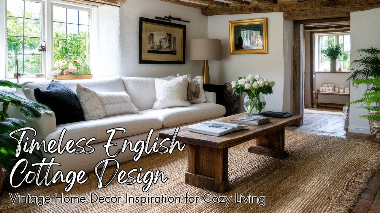 Timeless English Cottage Design | Vintage Home Decor Inspiration for Cozy Living
