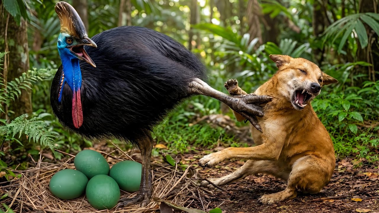 A Wild Dog Tried to Steal Cassowary Eggs… Then This Happened | From Egg to Adult