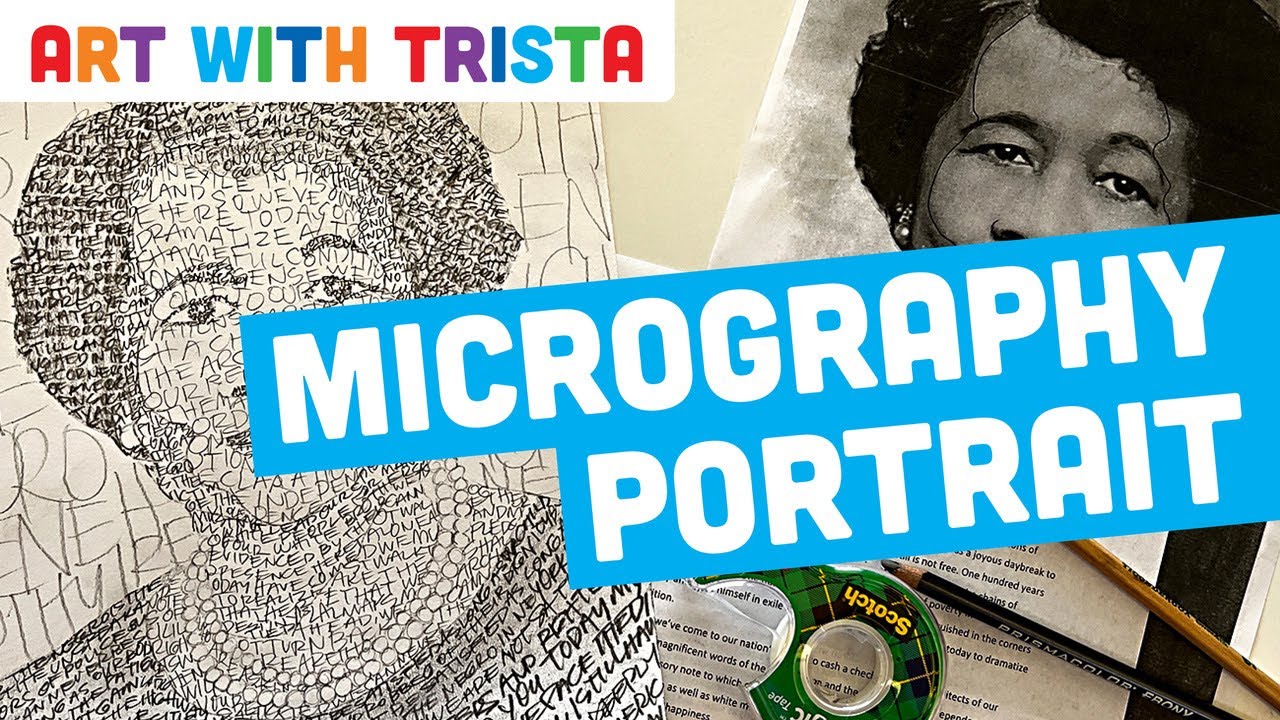 Micrography Portrait Art Tutorial - Art With Trista
