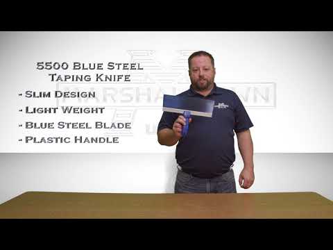 MARSHALLTOWN 5500 Blue Steel Taping Knife Drywall