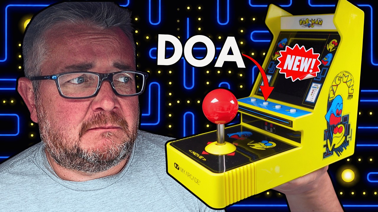This Pac-Man Arcade Was Broken From New