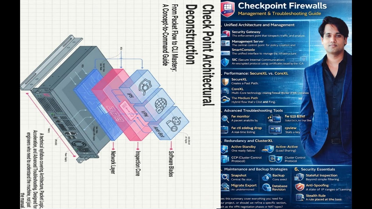 Checkpoint Firewall Interview Questions and Answers | From Basics to Advanced #trending #firewall