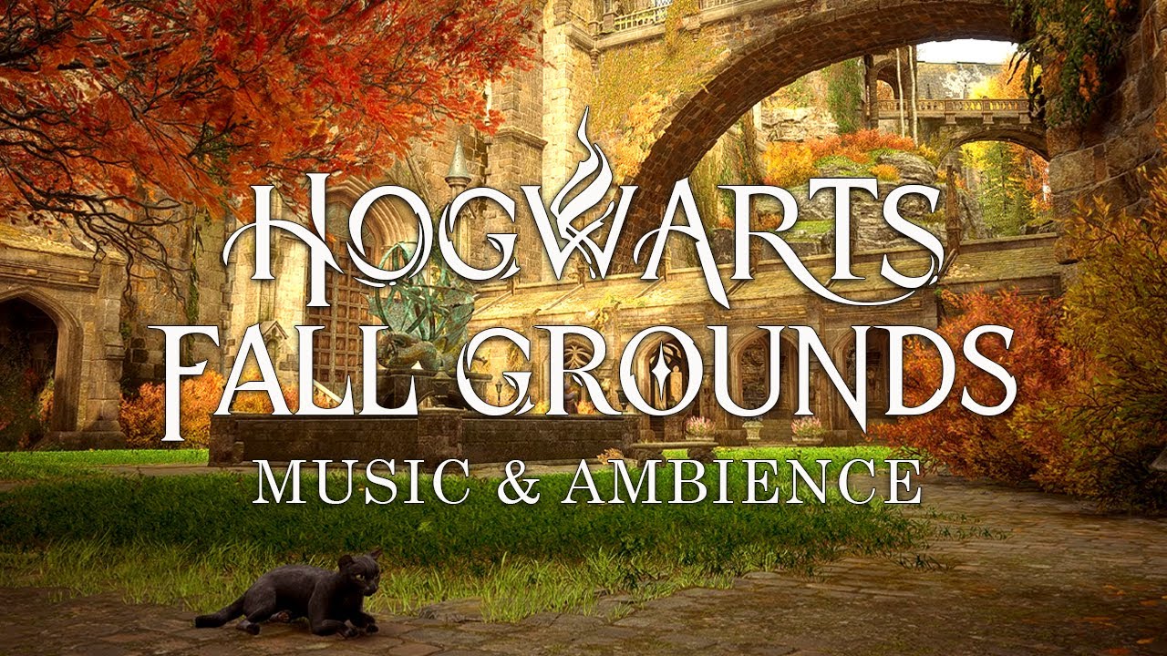 Hogwarts Legacy - Fall Grounds at Hogwarts - Calming Harry Potter Music & Fall Ambience