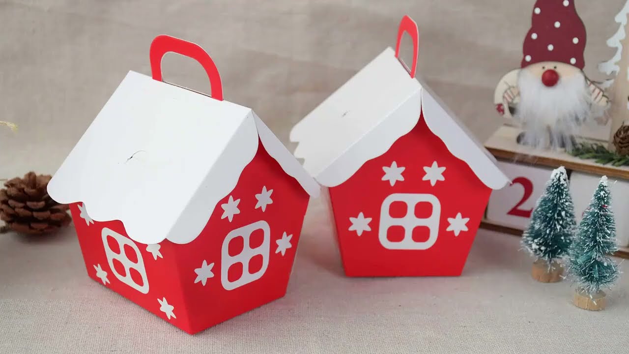 House-Shaped Christmas Candy Box: Creative Packaging Ideas for the Holidays