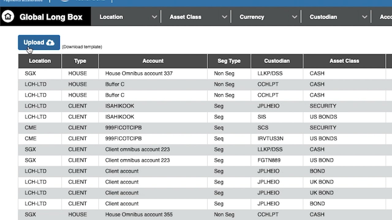 Baton System's Core-Collateral solution DEMO
