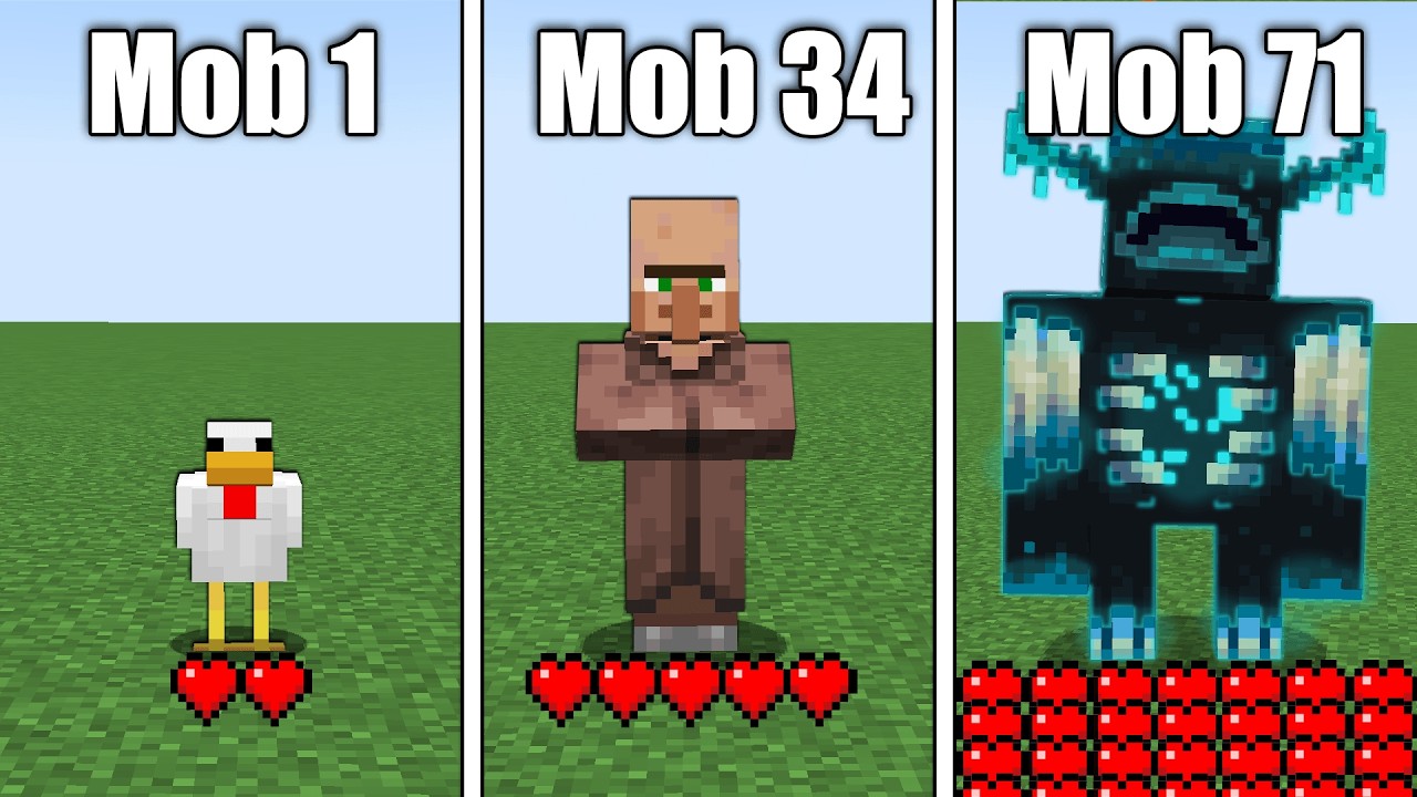 I Played Minecraft as Every Mob!