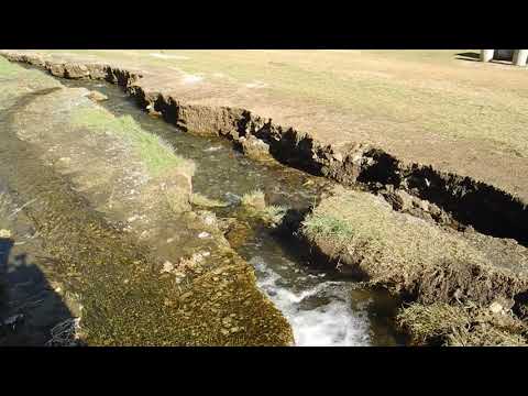 Vertical Erosion of the Upper Course of the River That Flows Through Yolyn Am, Gobi, Mongolia