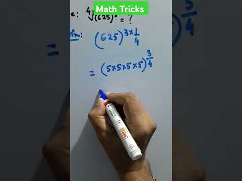 Solve : ⁴√(625)³ =? #Simplification Tricks #mathmagictricks #shorts #viralshorts