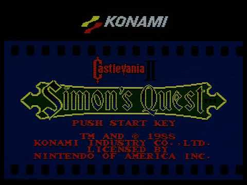 Castlevania II: Simon's Quest Intro (NES) - Sony BVM-D32 (Reference CRT Monitor)